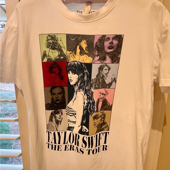 Taylor Swift | Tops | Taylor Swift The Eras Tour Multicolor Graphic Tee ...